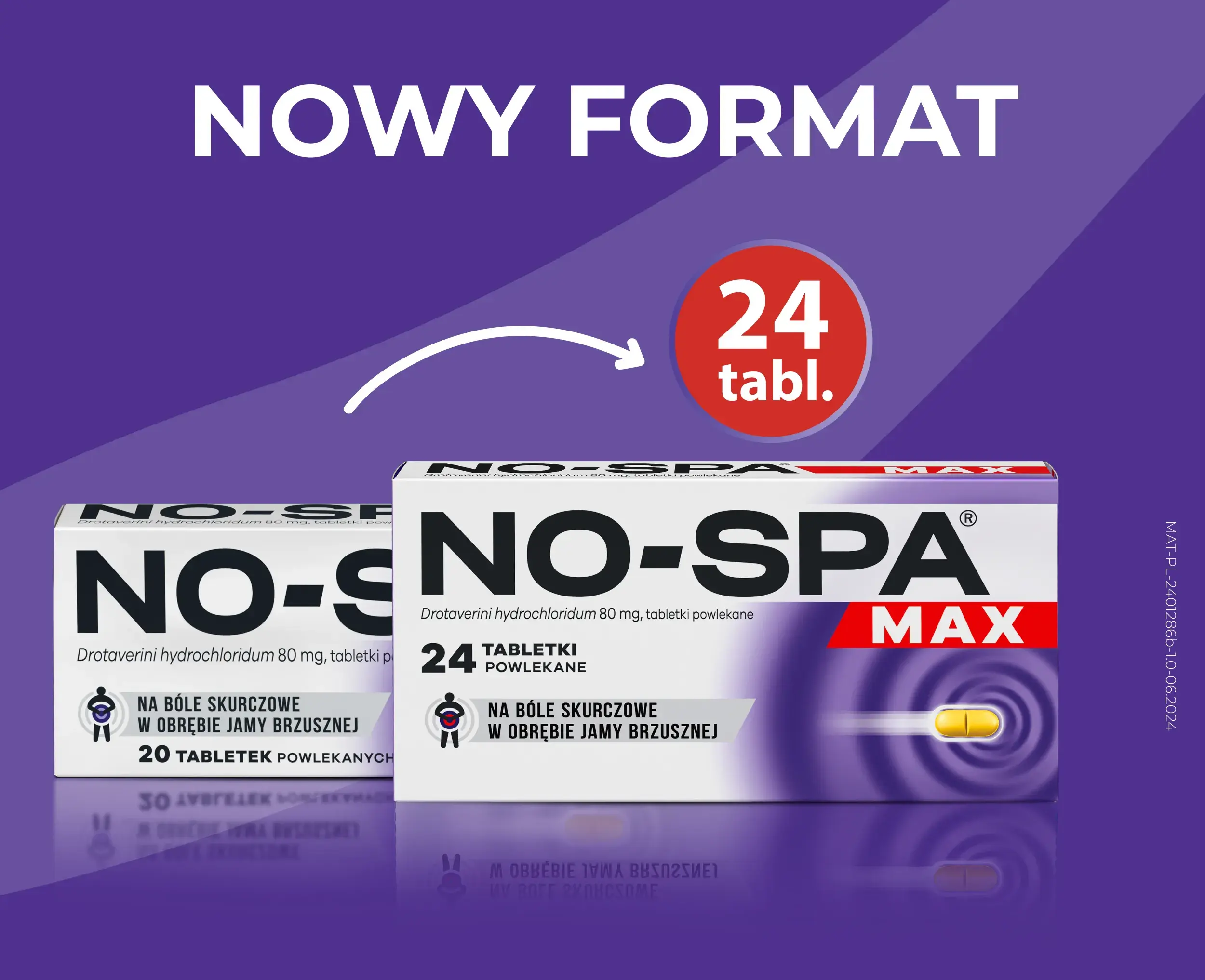 NO-SPA® MAX uwalnia od skurczowego bólu brzucha